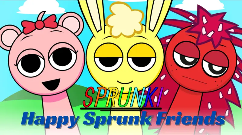 Sprunk Happy Friends - Free to Play Sprunki Games on Sprunki Online ...